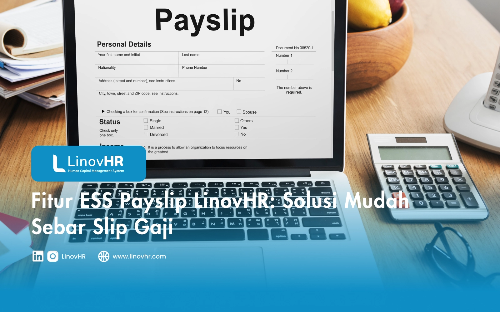 Fitur ESS Payslip LinovHR Solusi Mudah Sebar Slip Gaji